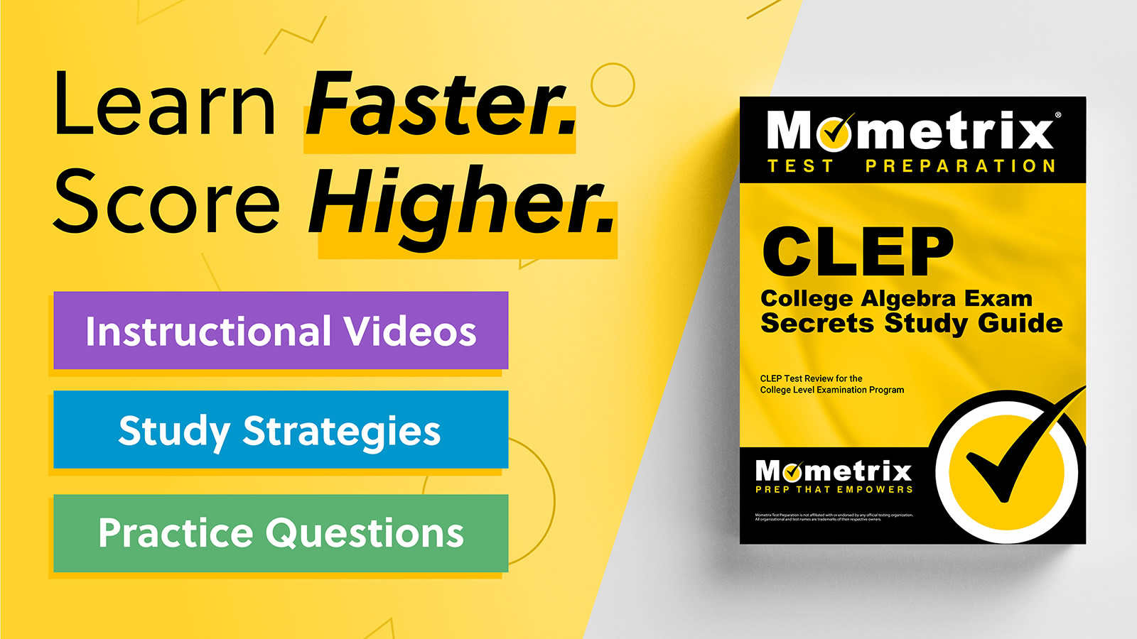 CLEP College Algebra Study Guide & Practice Test [Prepare for the CLEP ...