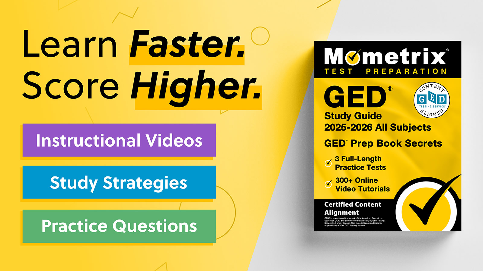 GED Study Guide & Practice Test [Prepare for the GED Test]