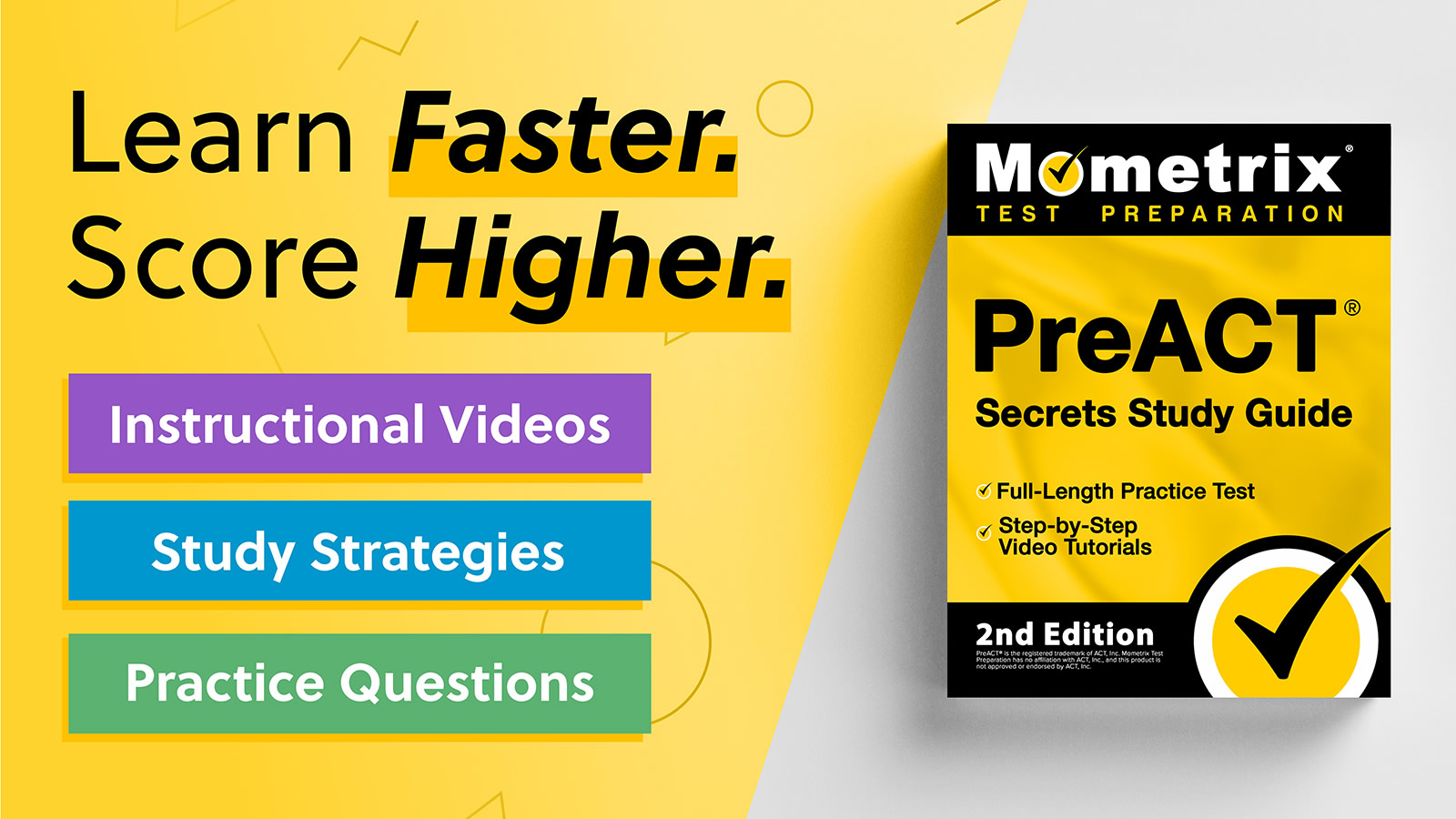 PreACT Study Guide & Practice Test [Prepare for the PreACT Test]